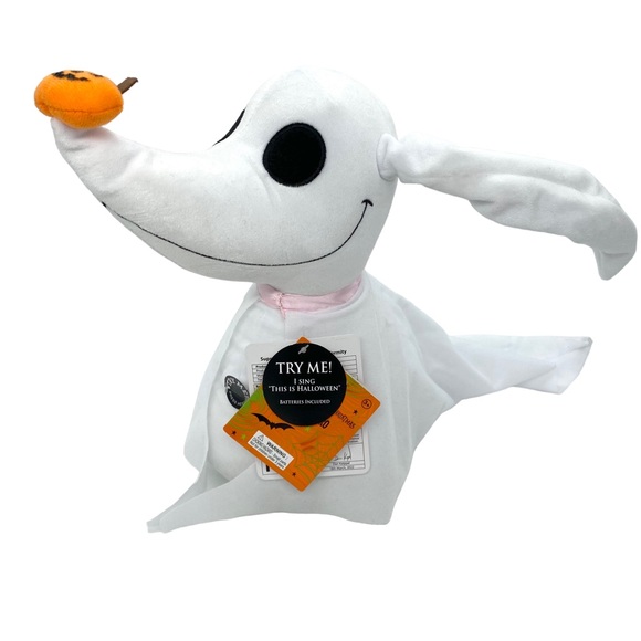 Disney | Toys | Nightmare Before Christmas Zero Dog Animated Musical ...